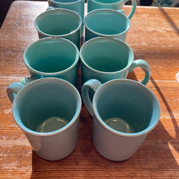 Corningware | Dining | 8 Corning Ware Coffee Mugs Turquoise Aqua ...